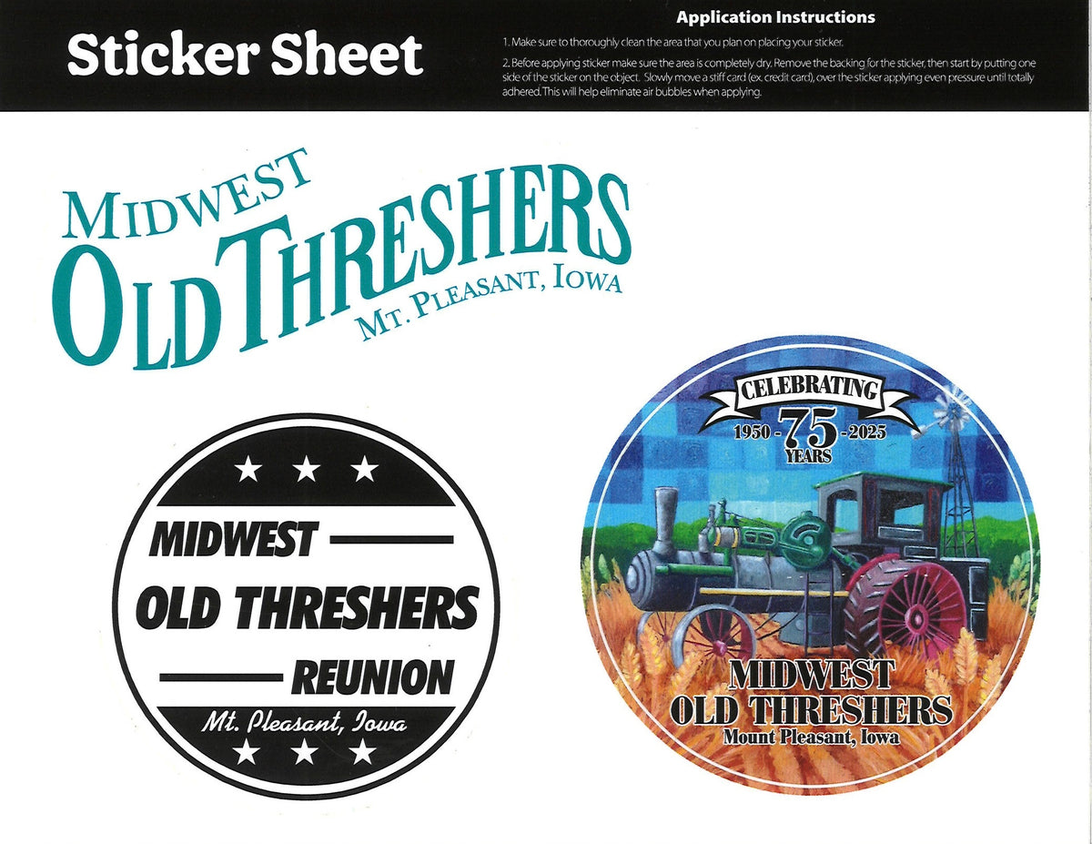 Sticker Sheet – Midwest Old Threshers